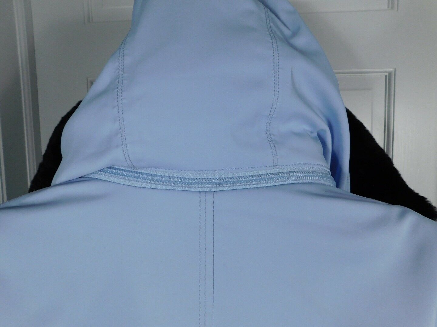 SPYDER Women's Light Blue Black Trim Detachable Hood Thinsulate Ski ...